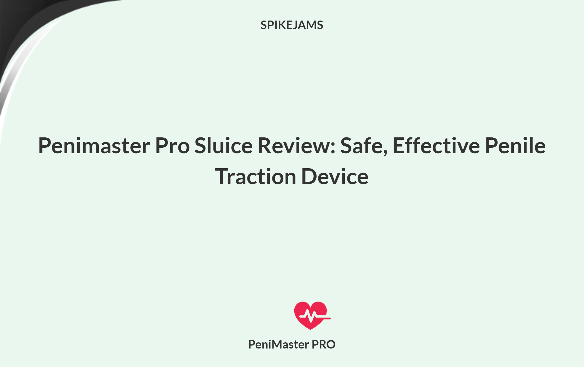 Penimaster Pro Sluice Review: Safe, Effective Penile Traction Device ...
