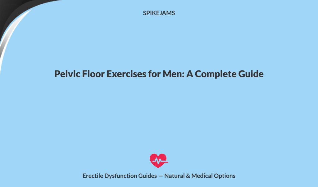 Pelvic Floor Exercises for Men: A Complete Guide - SpikeJams